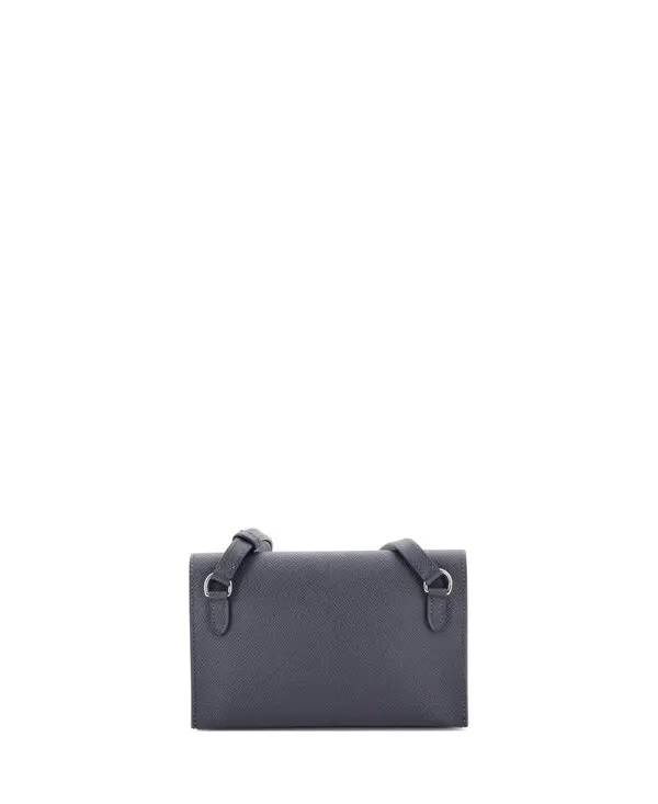 HERMES Double Snap Pochette Crossbody Epsom