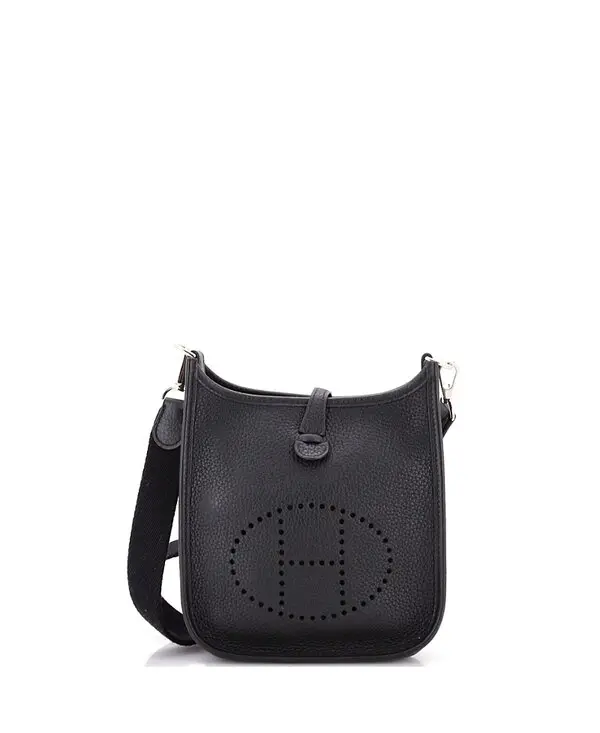 Hermès Tpm Evelyne Bag Gen Iii Clemence - Black