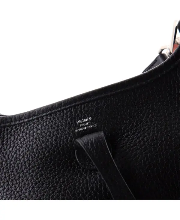Hermès Tpm Evelyne Bag Gen Iii Clemence - Black