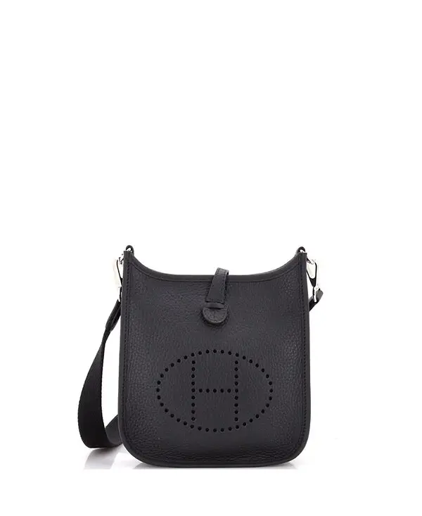 Hermès Tpm Evelyne Bag Gen Iii Clemence - Black