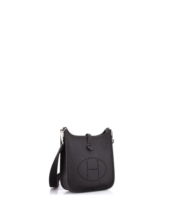 Hermès Tpm Evelyne Bag Gen Iii Clemence - Black