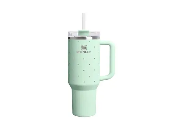 STANLEY 40oz Flowstate Quencher Tumbler - Peppermint Polka Dot