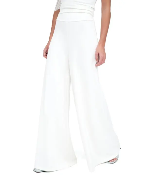 MARCELLA Georgia Wide Leg Trousers - Off White