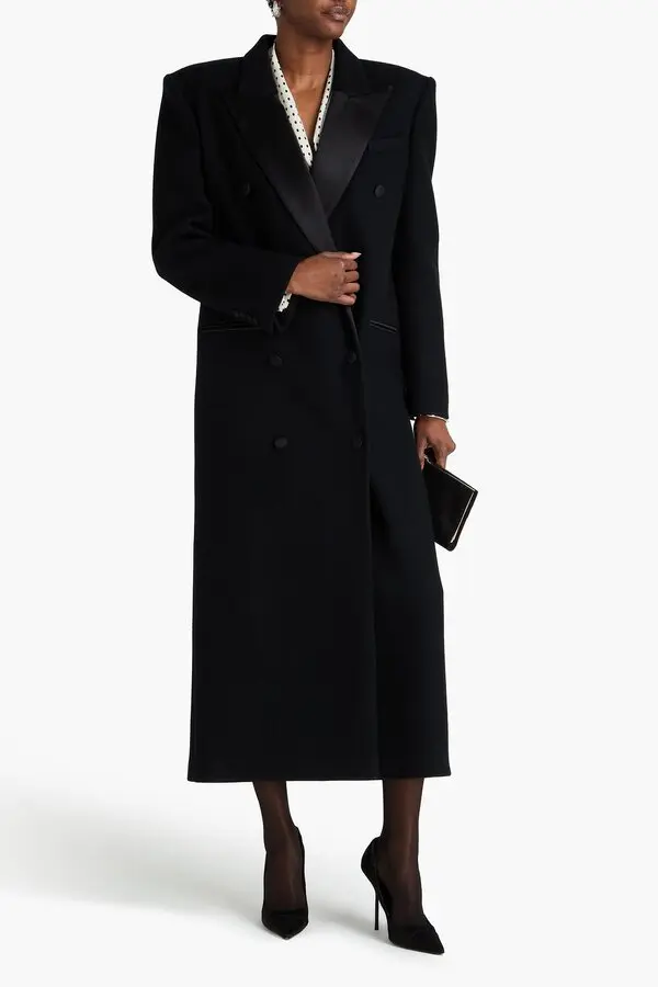 Magda Butrym Double-breasted Wool-blend Felt Coat