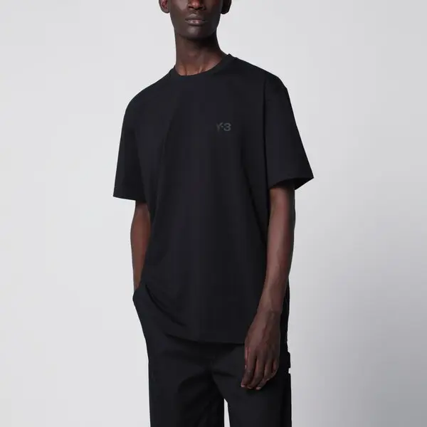 ADIDAS Y-3 T-shirt With Logo - Black