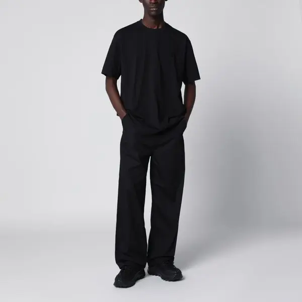 ADIDAS Y-3 T-shirt With Logo - Black