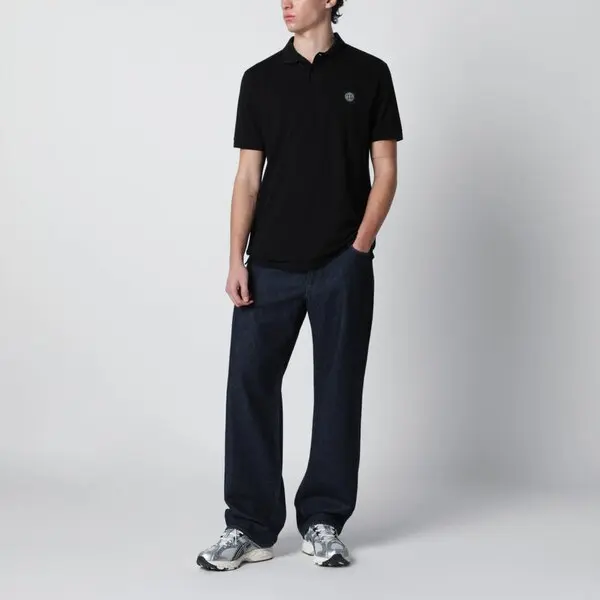 Stone Island Polo Shirt With Logo Patch