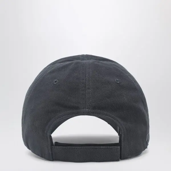 Balenciaga Washed-effect Cap With Masking Tape Motif