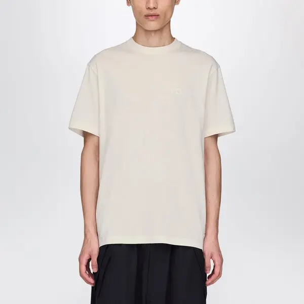 ADIDAS Y-3 Chalk T-shirt With Logo