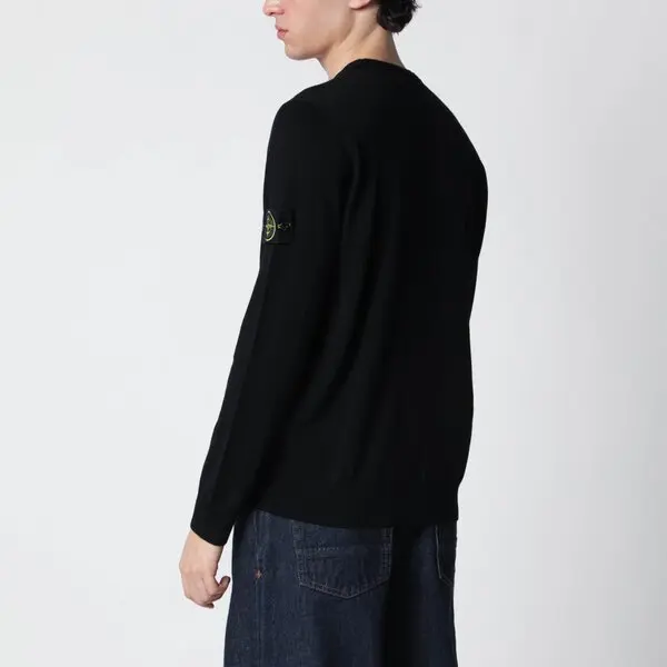 Stone Island Virgin Wool Crew-neck Sweater