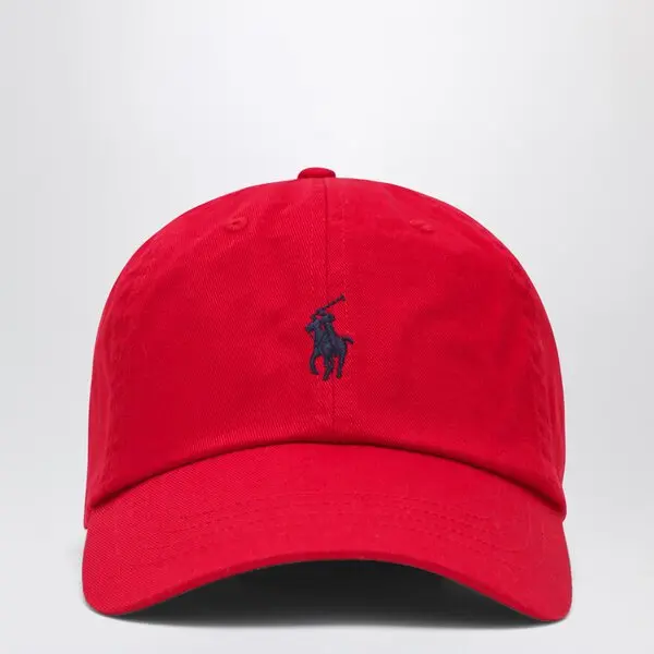 Polo Ralph Lauren Baseball Cap With Embroidered Logo - Red