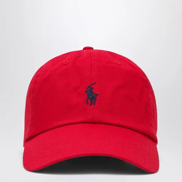 Polo Ralph Lauren Baseball Cap With Embroidered Logo - Red
