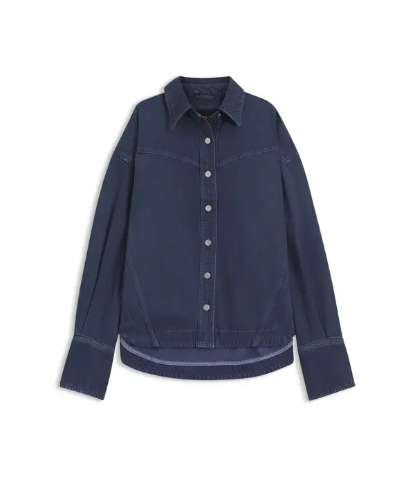 BOSS Oversized Rigid Denim Blouse