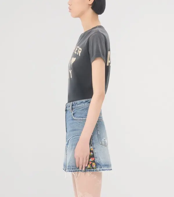 Valentino Garavani Printed Cotton T-shirt - Black