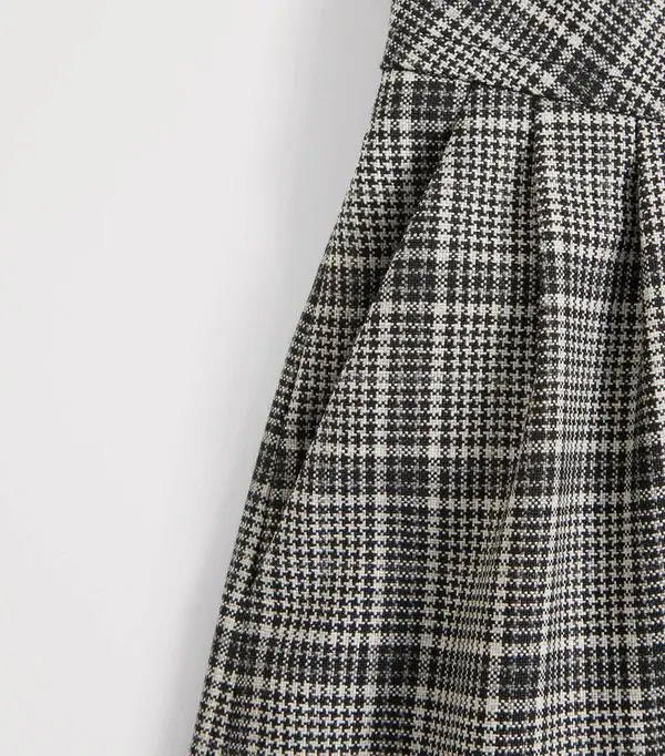 Valentino Garavani Virgin Wool Check Shorts