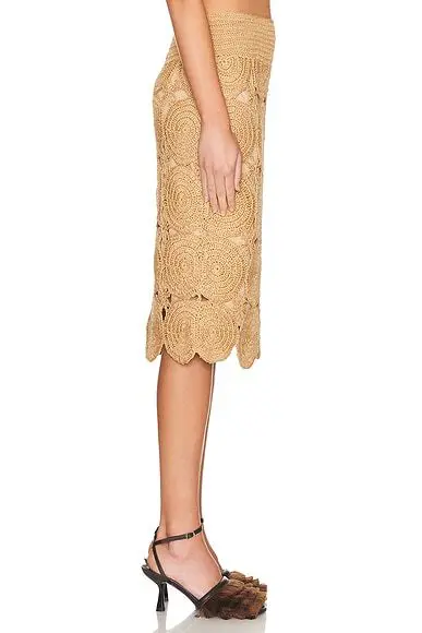 SIMONMILLER Beep Beep Midi Skirt