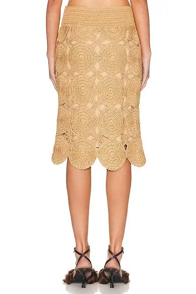 SIMONMILLER Beep Beep Midi Skirt