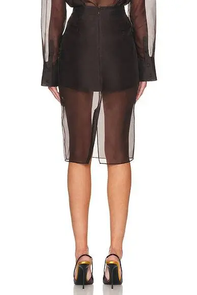 SEROYA Elda Skirt - Ash Brown