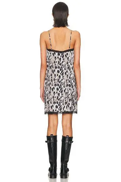 R13 Lace Trimmed Slip Dress