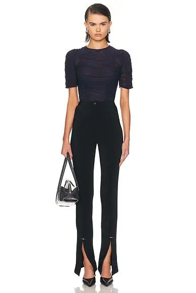MUGLER Short Sleeve Top