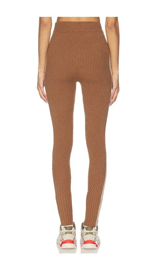 Varley Aiden Knit Legging In Brown