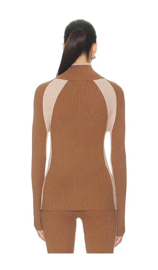 Varley Bellings Half Zip Knit Top