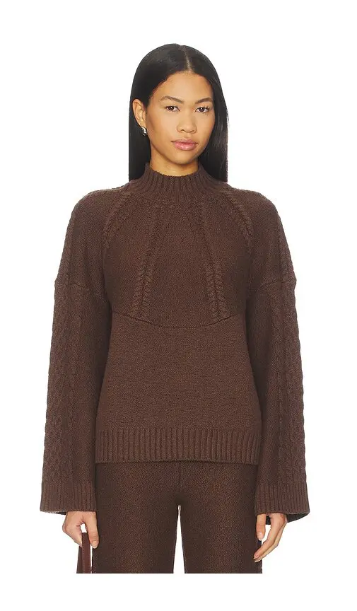 Tularosa Marcella Mock Neck Sweater