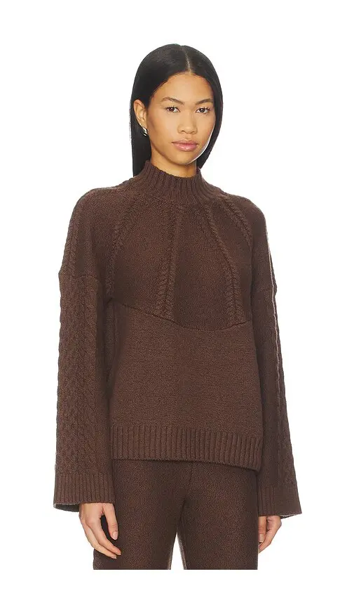 Tularosa Marcella Mock Neck Sweater