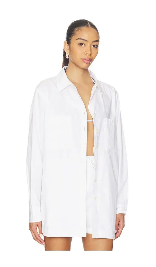VITAMIN A Nadia Shirt - White