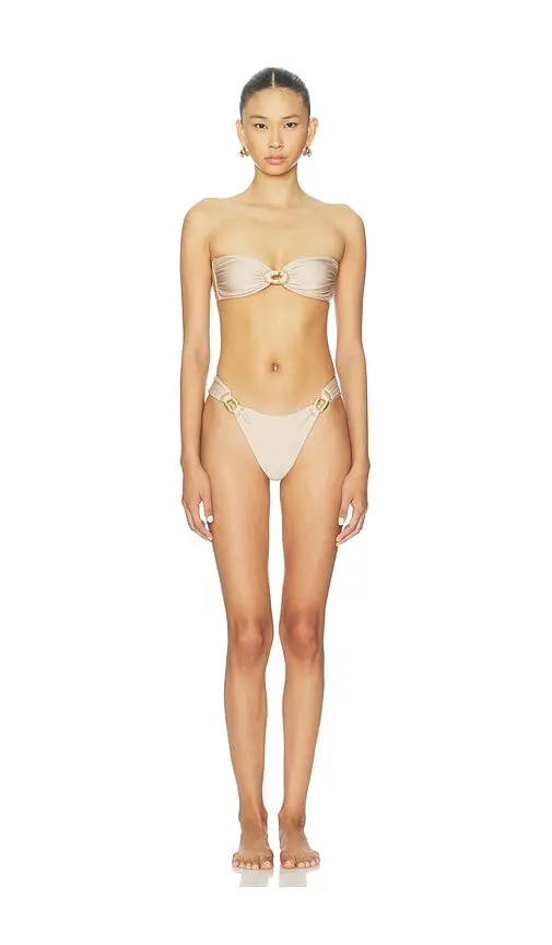 SHANI SHEMER Juliette Bikini Bottom - Champagne