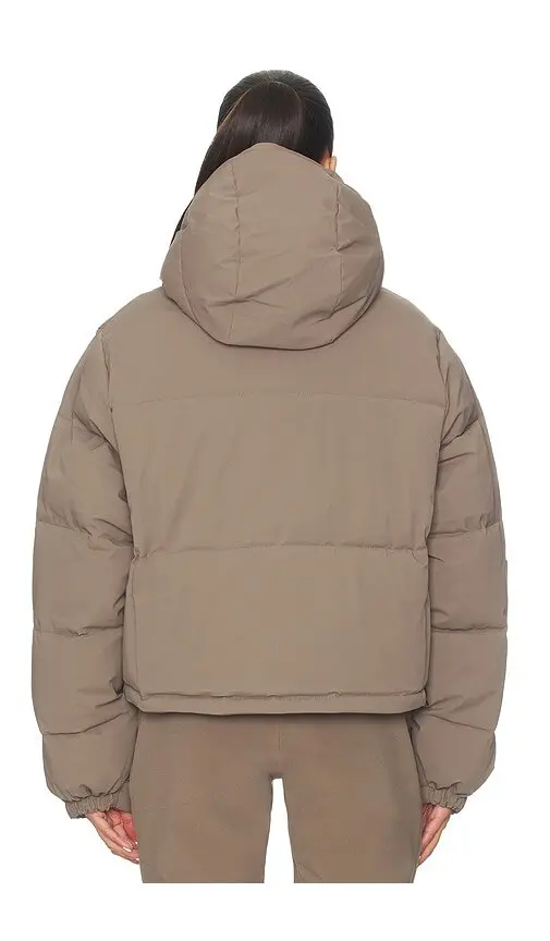 WHITESPACE Cropped Puffer Jacket - Falcon