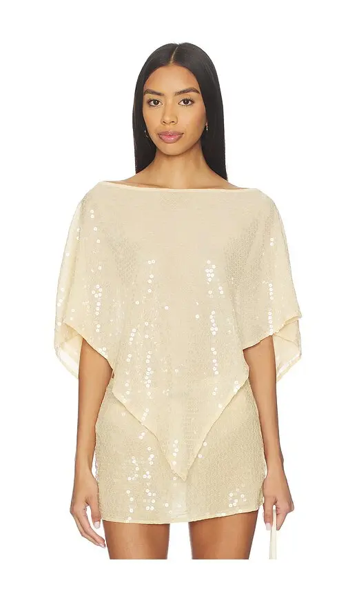BUCI Sequin Embellished Poncho