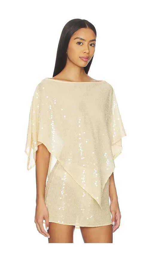 BUCI Sequin Embellished Poncho