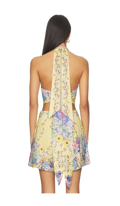 Camilla Halter Tie Back Top