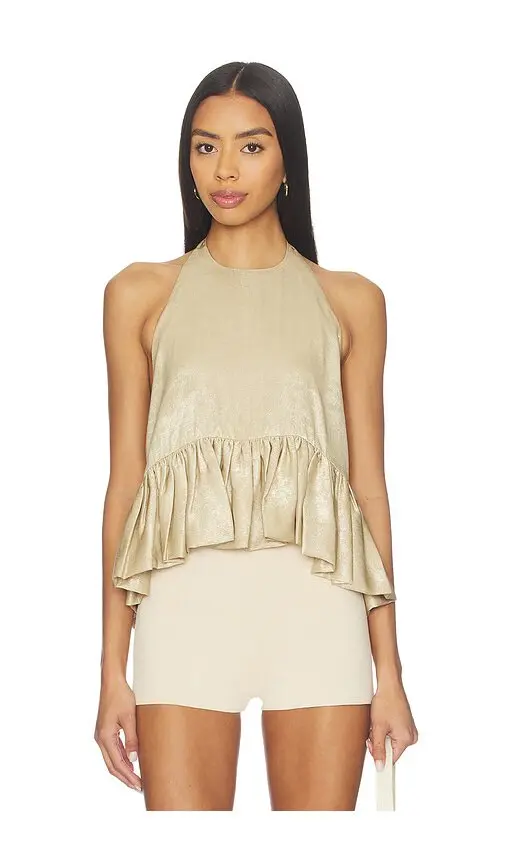Azeeza Winston Metallic Top