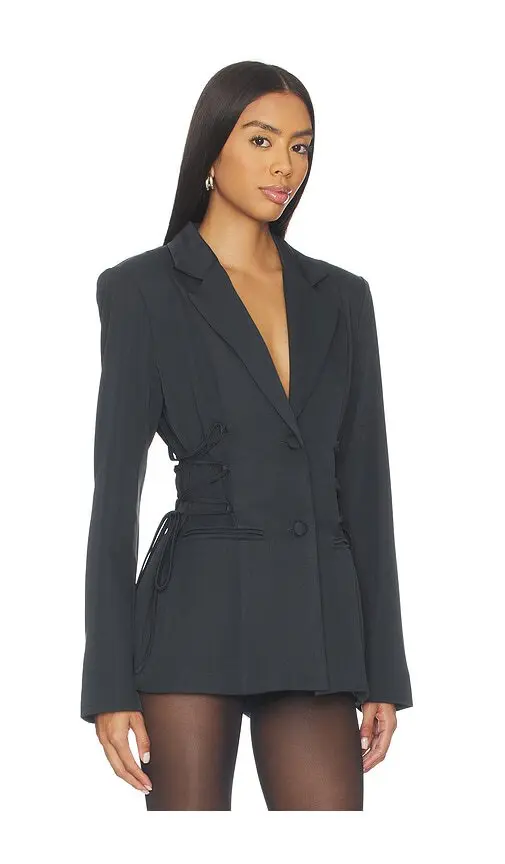 Superdown Jennifer Lace Up Blazer