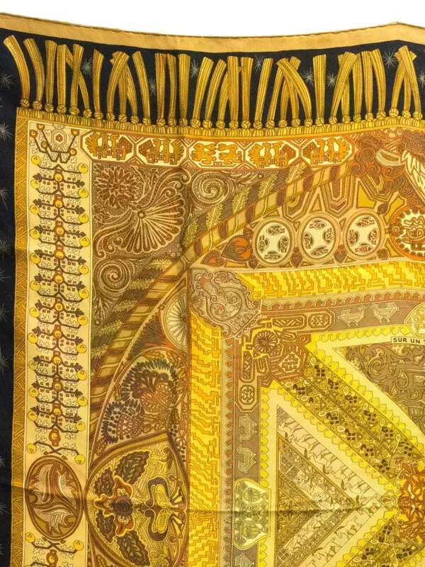 Hermès 2006 Sur Un Tapis Volant... Silk Scarf