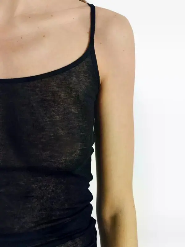 American Vintage Massachusetts Tank Top - Black