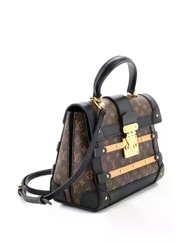 LOUIS VUITTON Trianon Handbag Monogram Canvas Pm - Brown