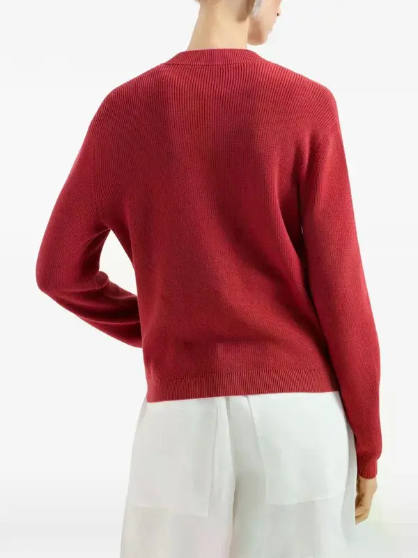 Brunello Cucinelli Ribbed Knit Cardigan