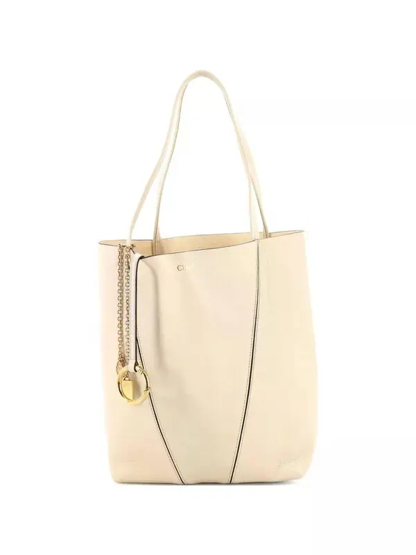 Chloé Spin Leather Medium Tote Bag