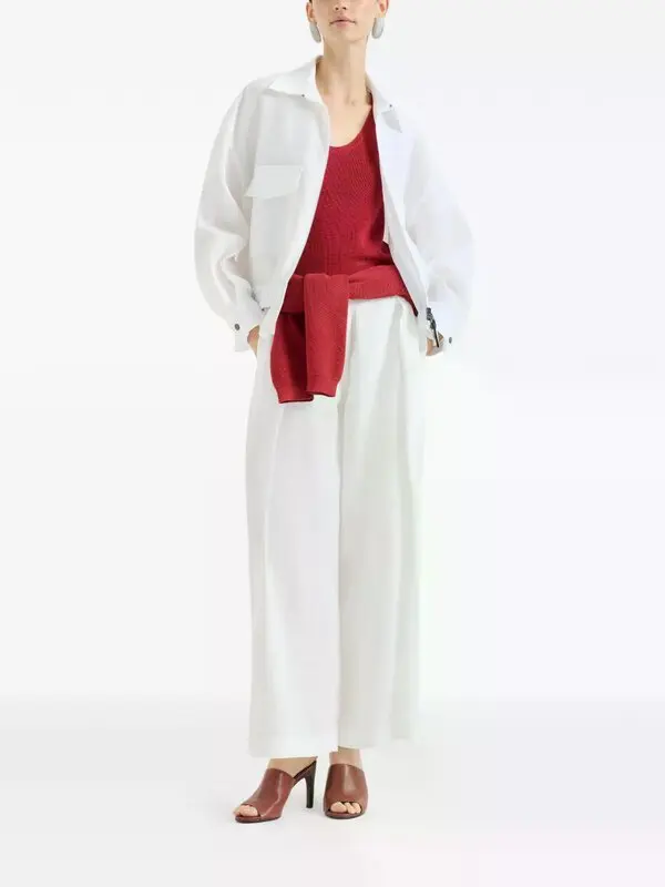 Brunello Cucinelli Ribbed Tank Top - Red