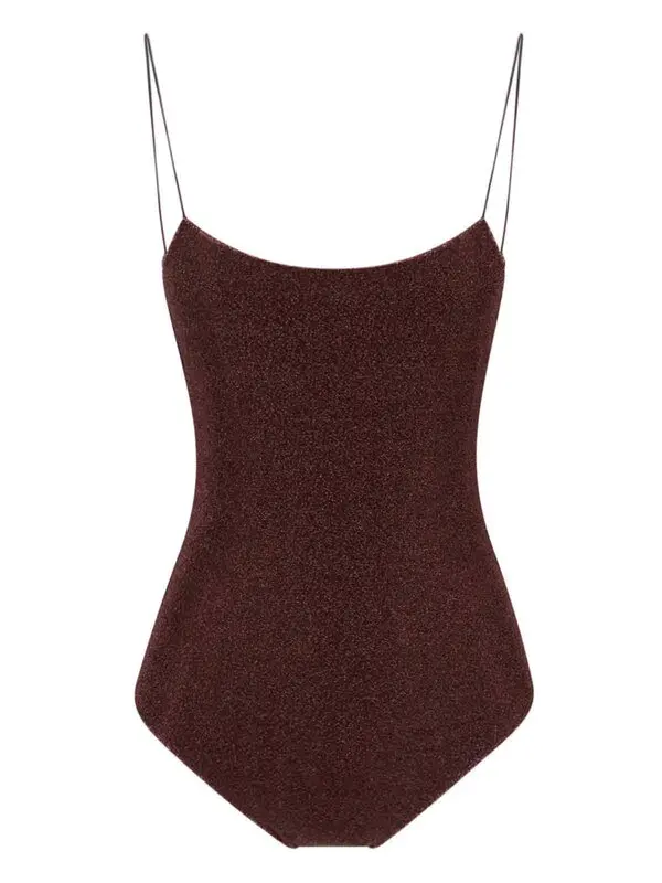 Oseree Lumière One-piece Swimsuit - Brown