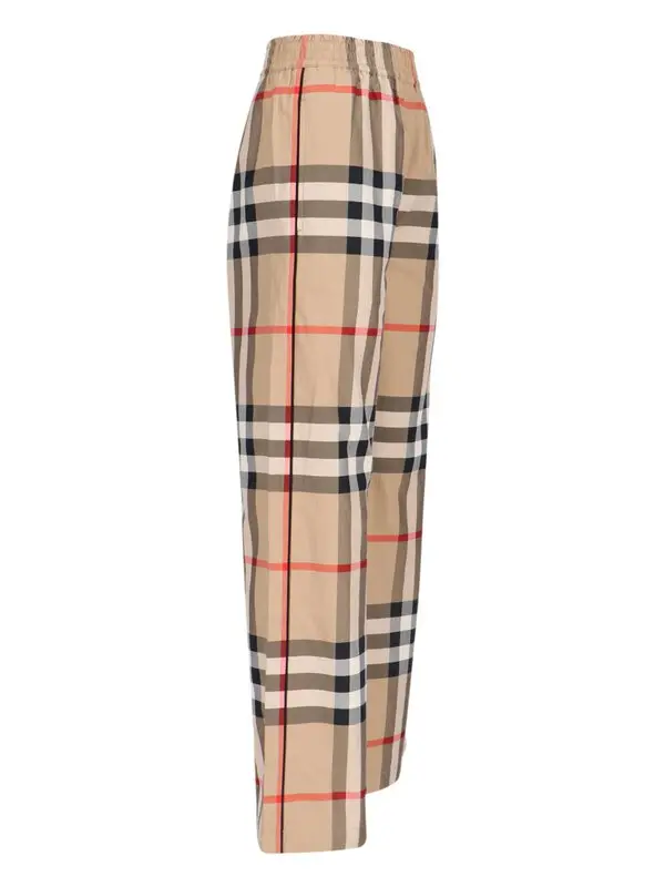 Burberry Vintage Check Wide Leg Pants