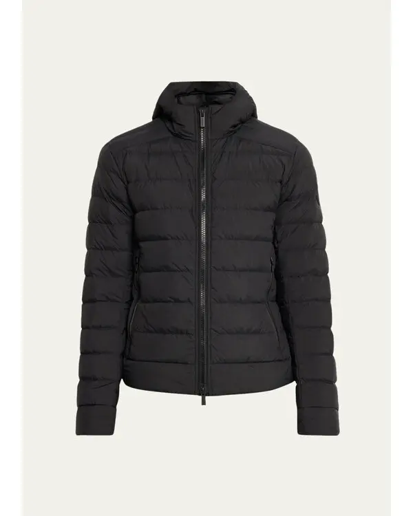 Canada Goose Crofton Packable Quilted Hoodie - Black