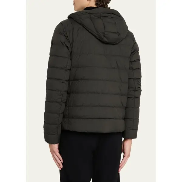 Canada Goose Crofton Packable Quilted Hoodie - Volcano