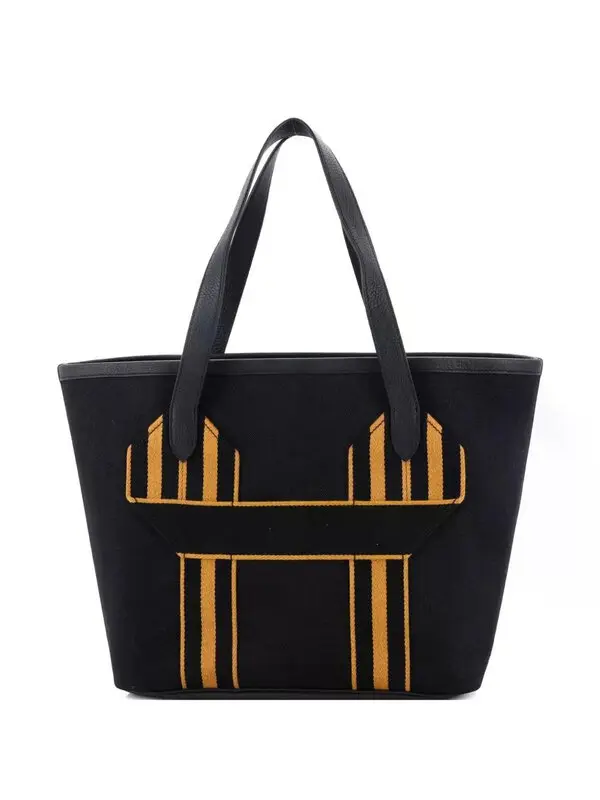 Hermès Pursangle Canvas Tote Bag