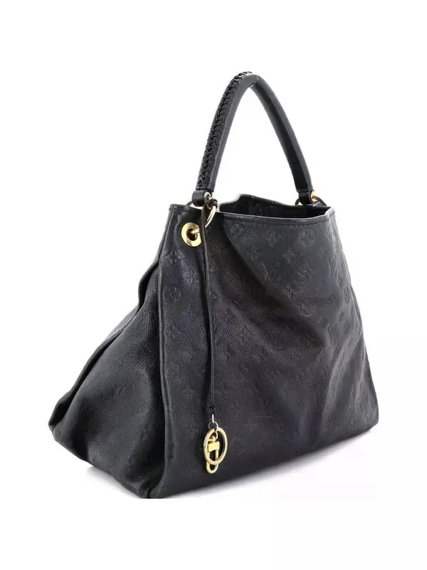 LOUIS VUITTON Artsy Mm Hobo Bag Monogram Empreinte Leather - Black