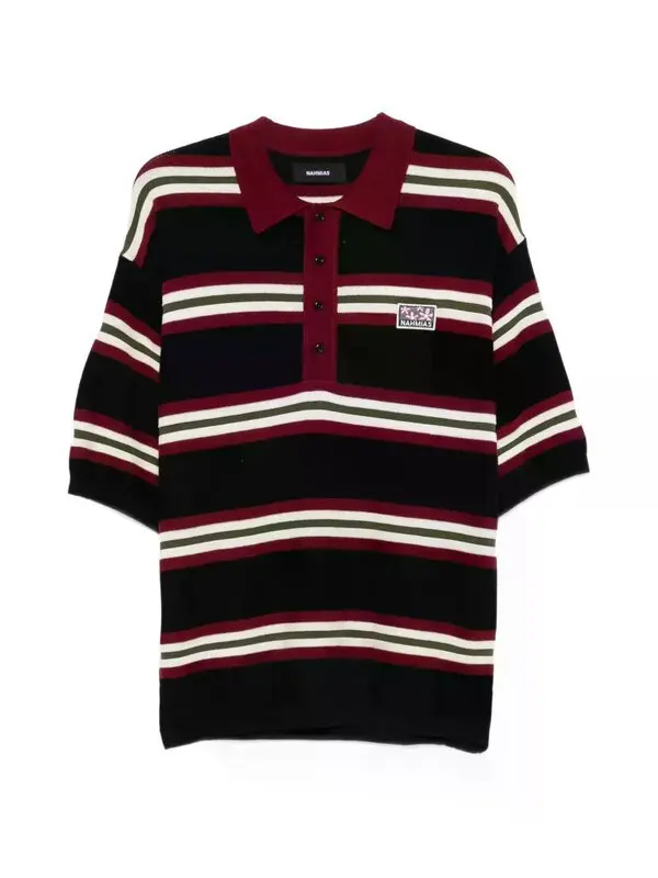 NAHMIAS Striped Polo Shirt