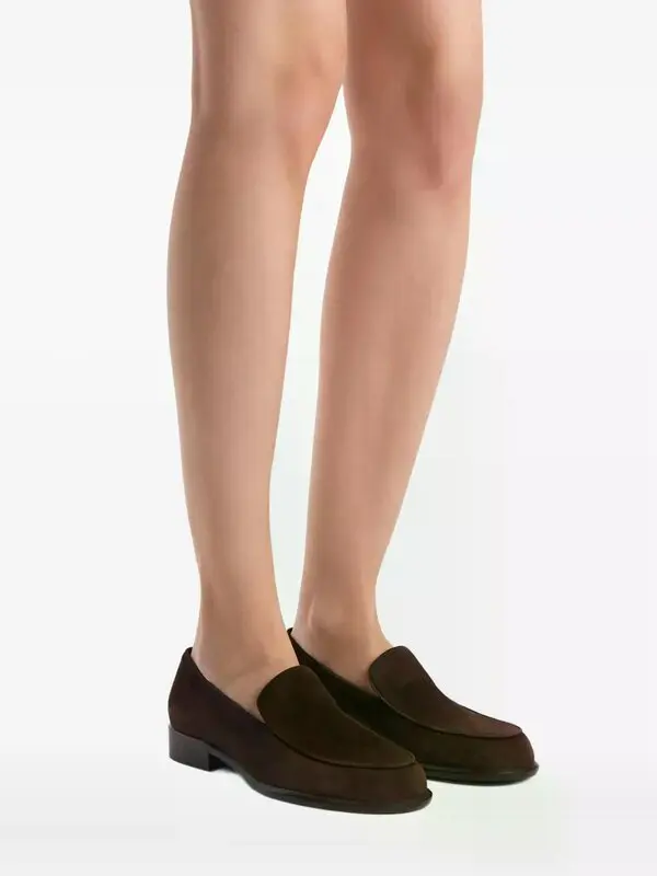 Khaite Miles Loafers - Brown